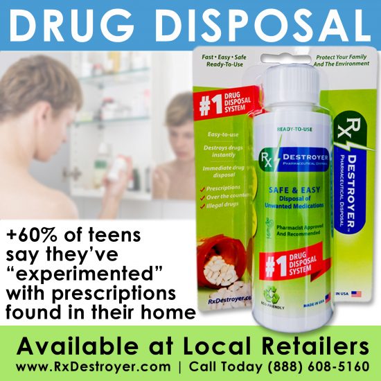 Rx Destroyer Consumer Teen Medicine Cabinet - Rx Destroyer